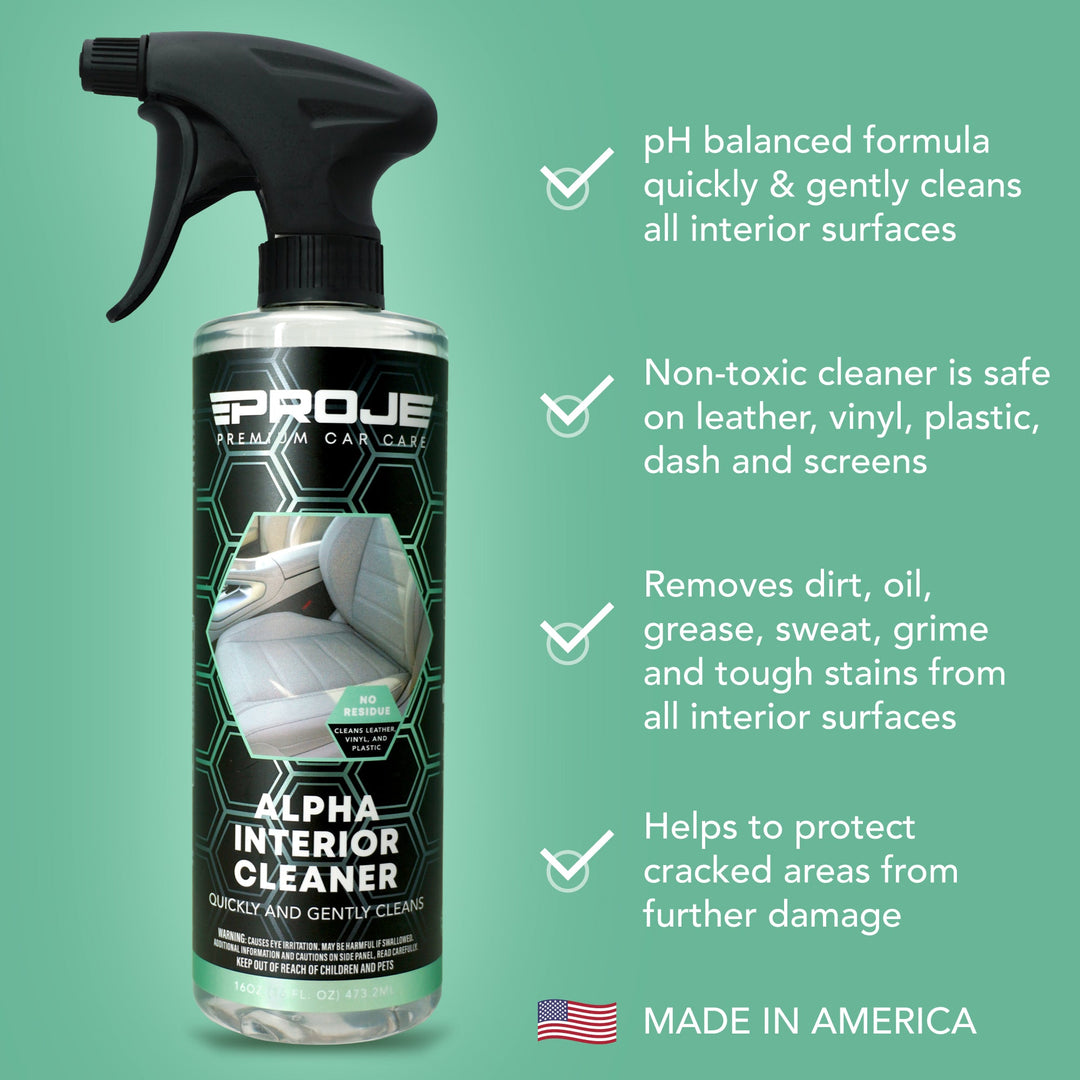 Alpha Interior Cleaner Spray for Cars | Proje Products