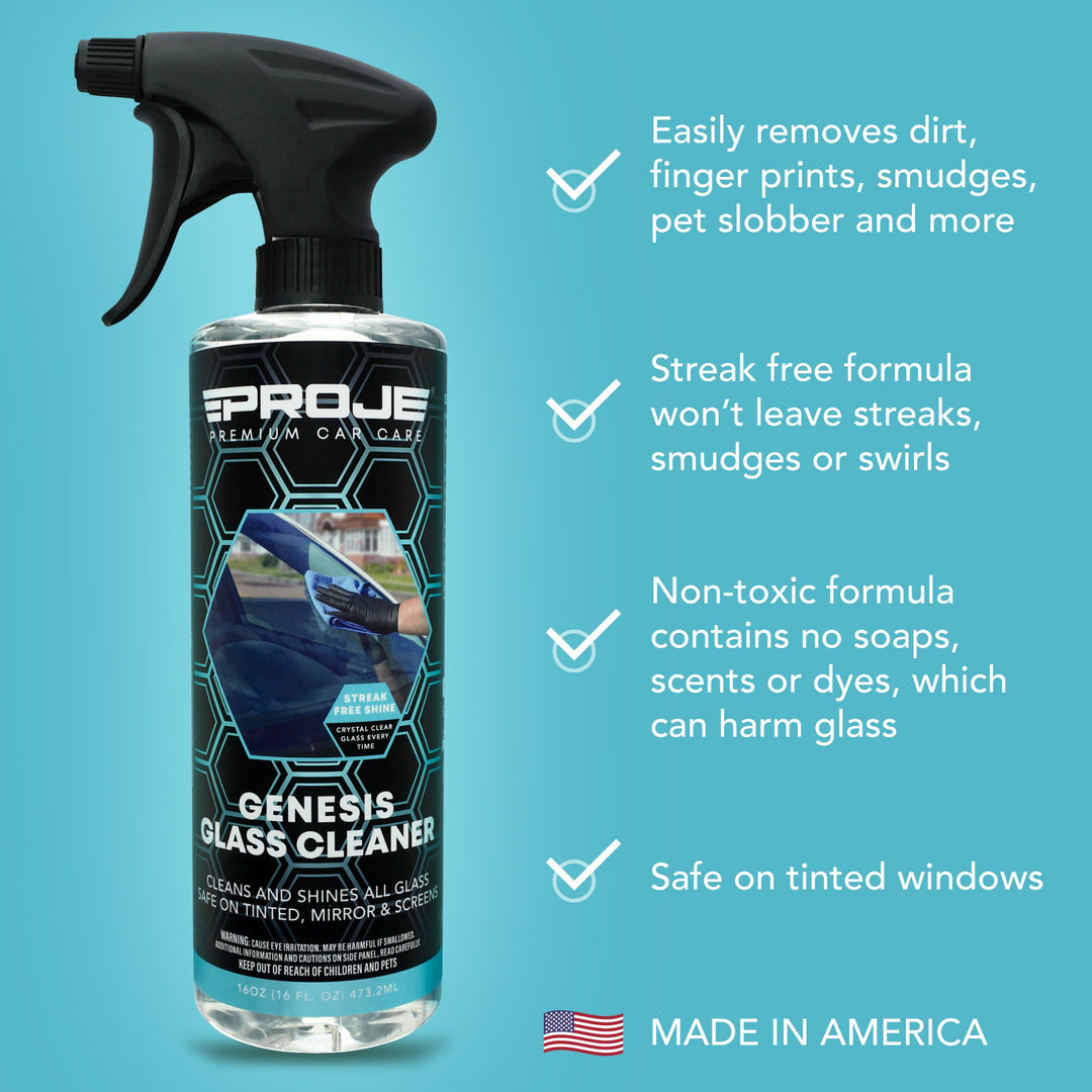 Genesis Glass Cleaner | Safe on Tinted Windows – Proje Products
