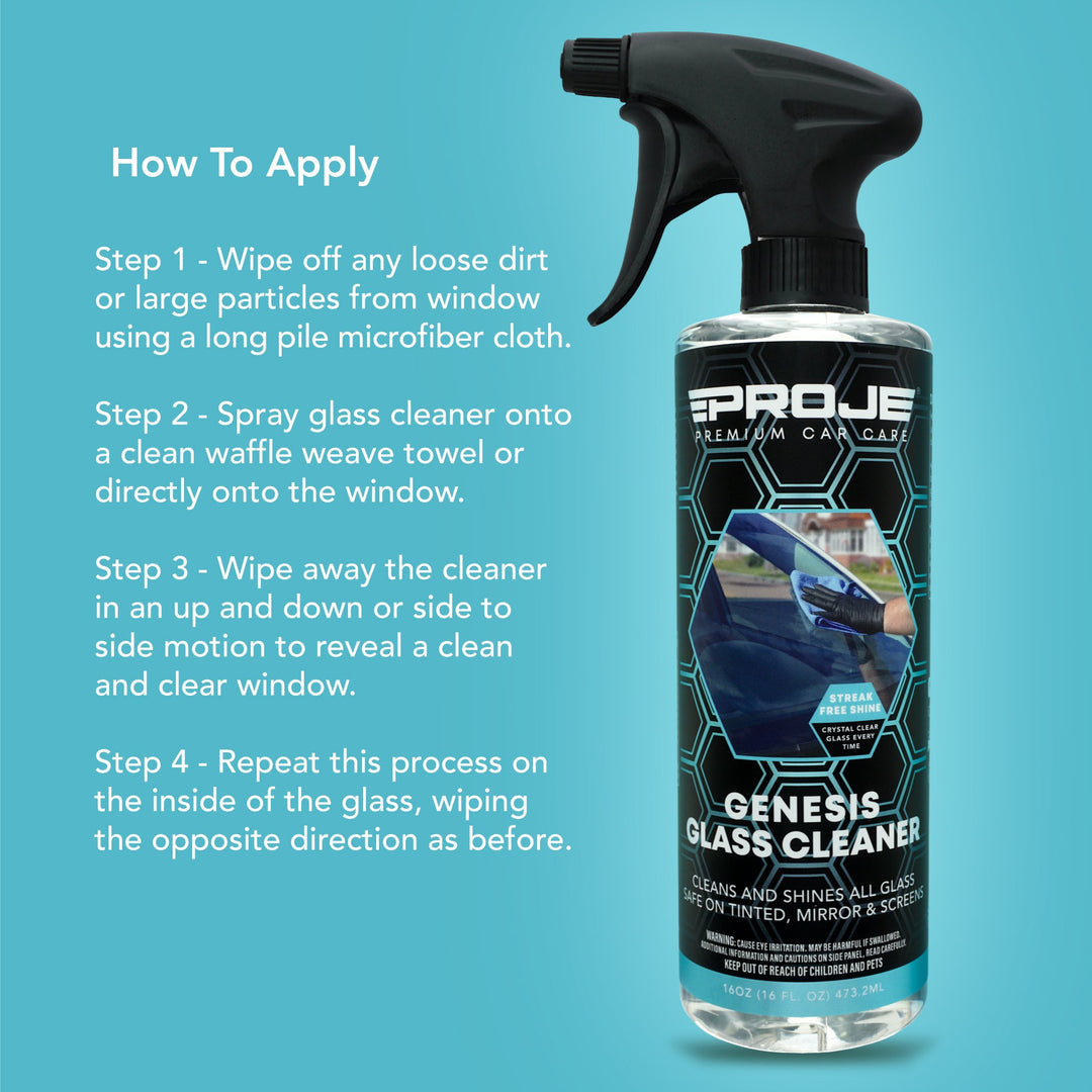 Genesis Glass Cleaner | Safe on Tinted Windows – Proje Products
