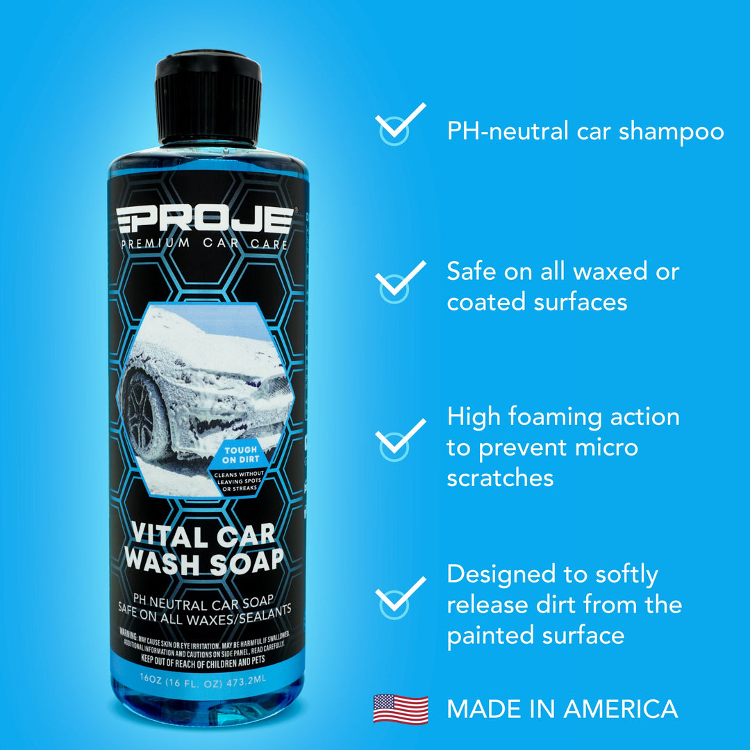 Vital Car Wash Soap for a Spotless Finish | Proje Products