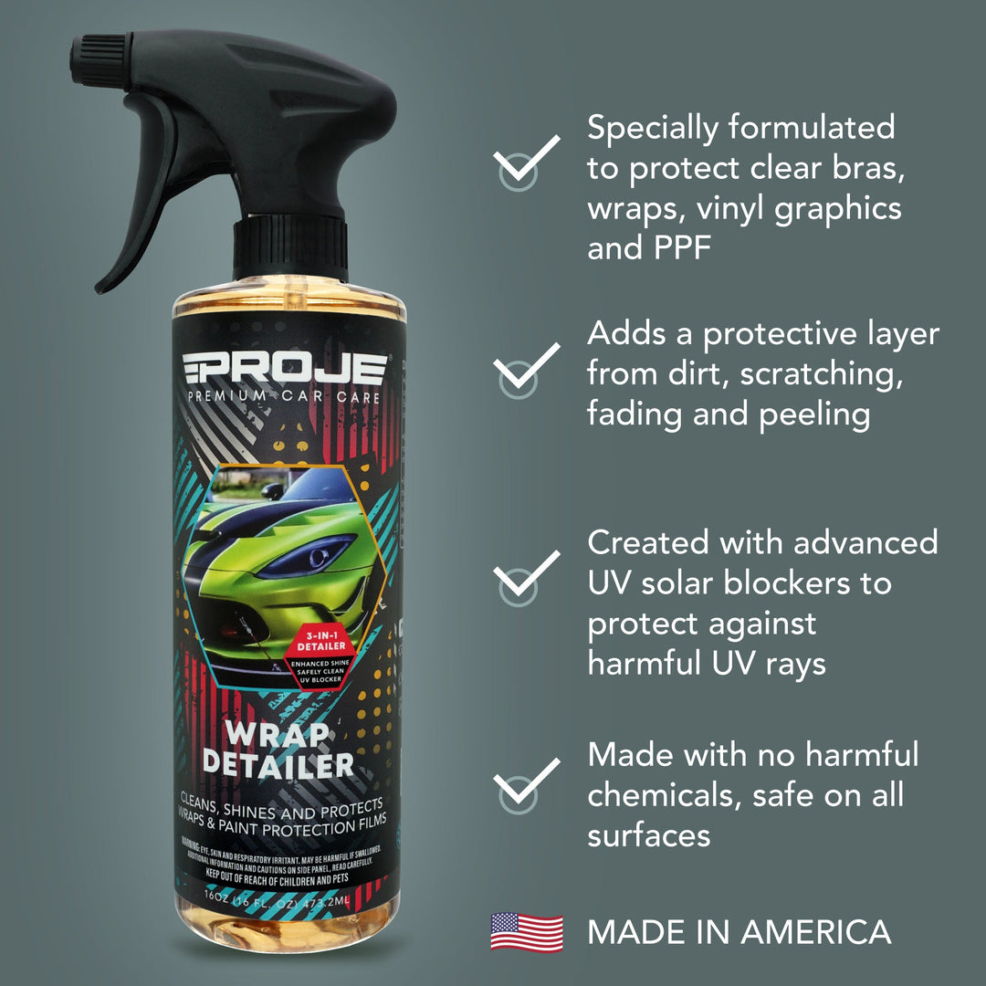 Wrap Detailer for Vinyl and Matte Finishes | Proje Products