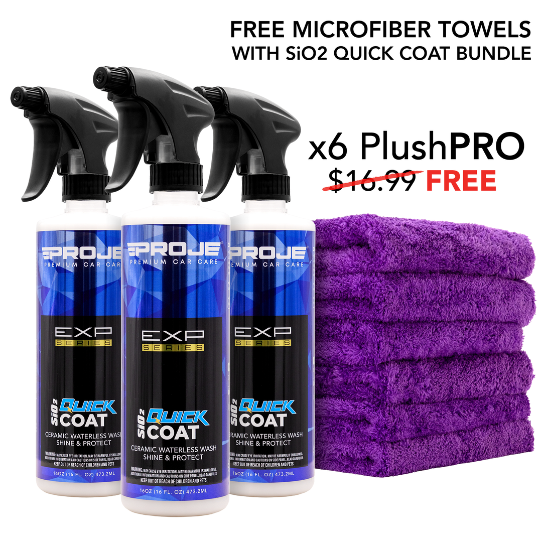 SiO2 Quick Coat Bundle with Hydrophobic Shield | Proje Products